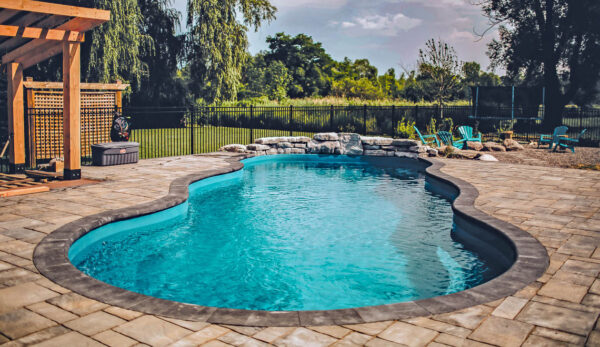 The Caribbean™ fiberglass pool design - Leisure Pools Houston
