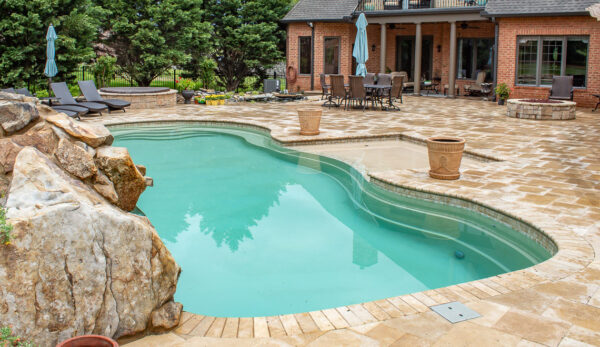 The Caribbean™ fiberglass pool design - Leisure Pools Houston