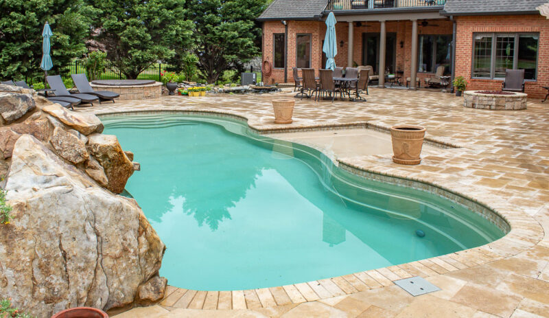 The Caribbean™ fiberglass pool design - Leisure Pools Houston