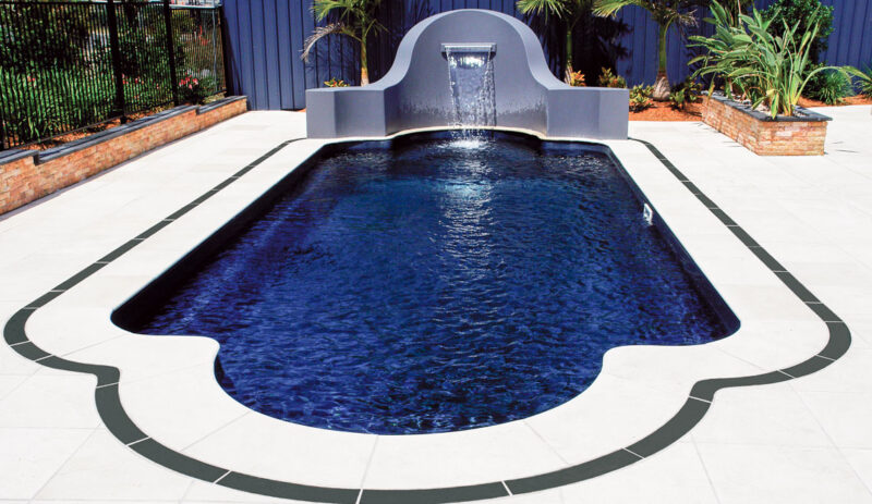 The Roman™ fiberglass pool design - Leisure Pools Houston